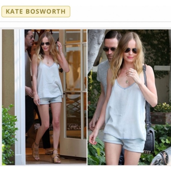 Sam & Lavi | Tops | Sam Lavi Nora Chambray Strappy Relaxed Cami Tank ...